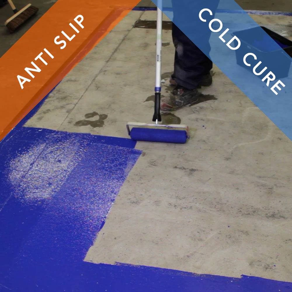 Rizistal Epoxy Anti Slip Floor Paint Coating | Cold Cure
